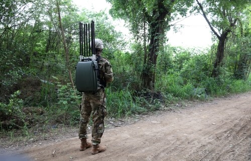 AT-619 Portable Counter-UAV Shield